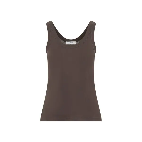 LEMAIRE Ribbed Tank Top - Gray