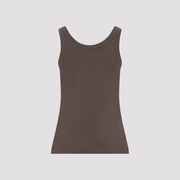 LEMAIRE Ribbed Tank Top - Gray