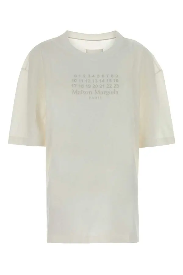 MAISON MARGIELA Cotton Oversize T-shirt - White