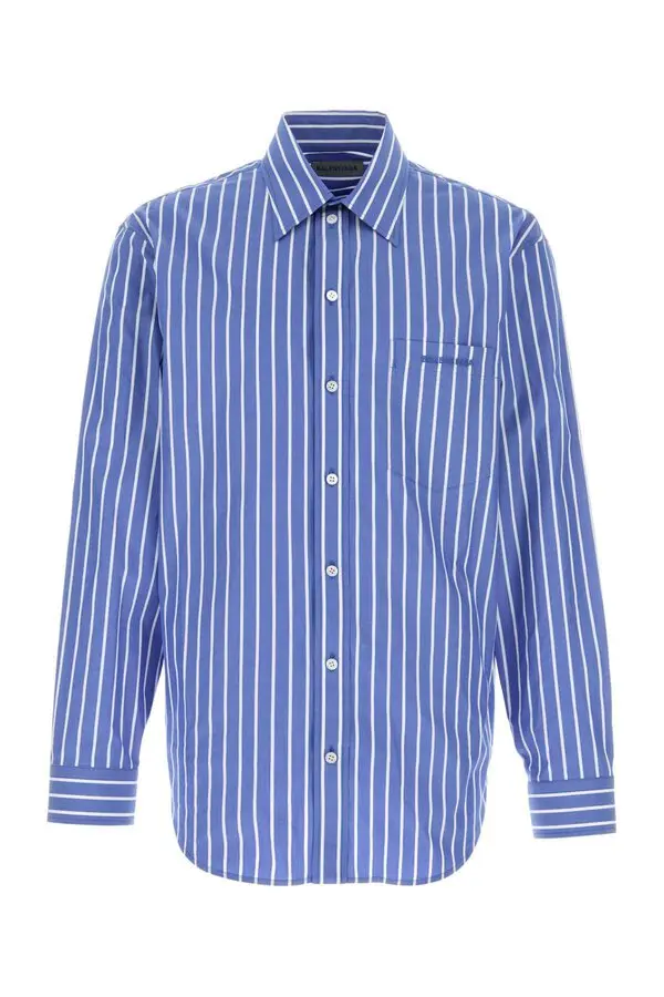 Balenciaga Embroidered Poplin Shirt