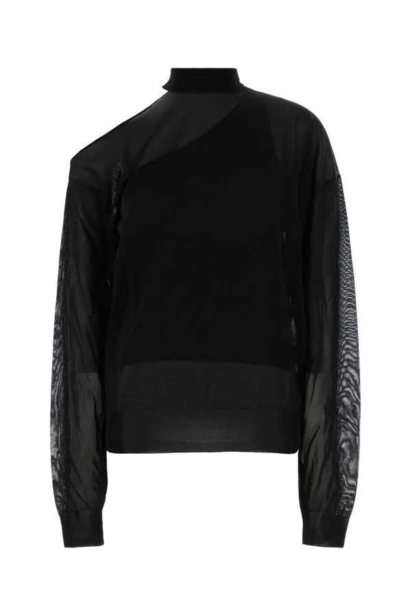 Fendi Viscose Sweater - Black