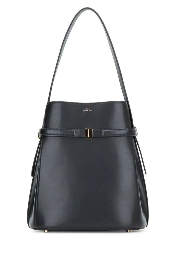 TOTEME Belted Leather Bucket Bag - Multicolor