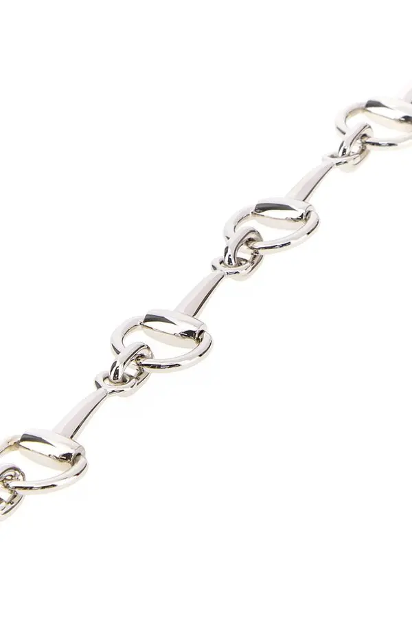 Gucci Metal Horsebit Necklace