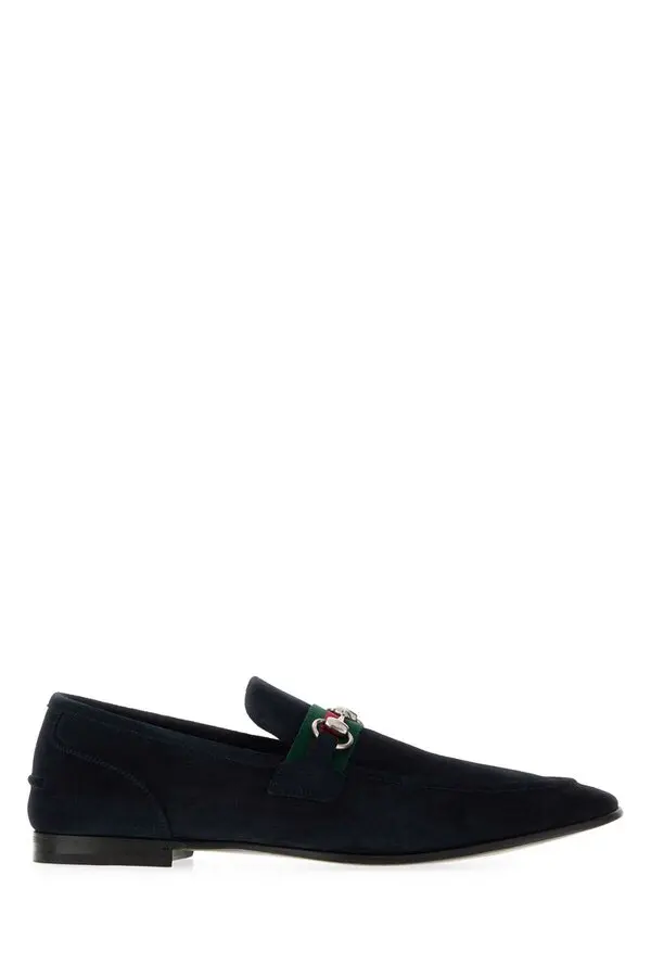 Gucci Dark Suede Come Loafers