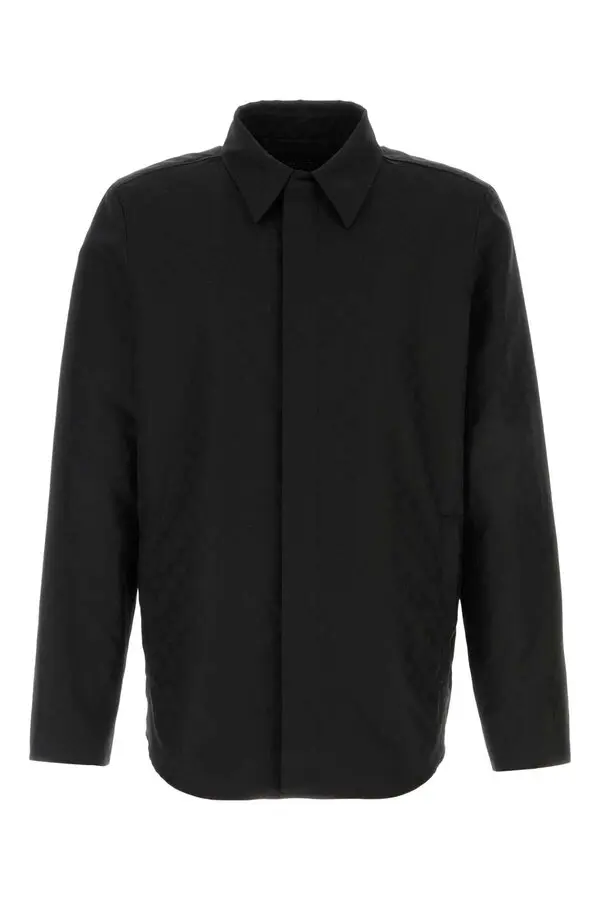 Gucci Gg Cotton Shirt - Black