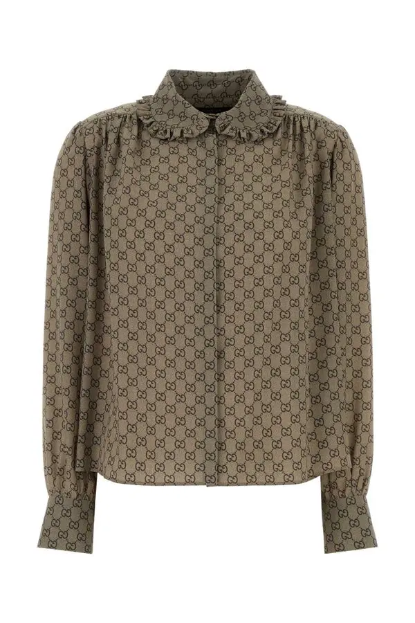 Gucci Printed Silk Shirt - Multicolor