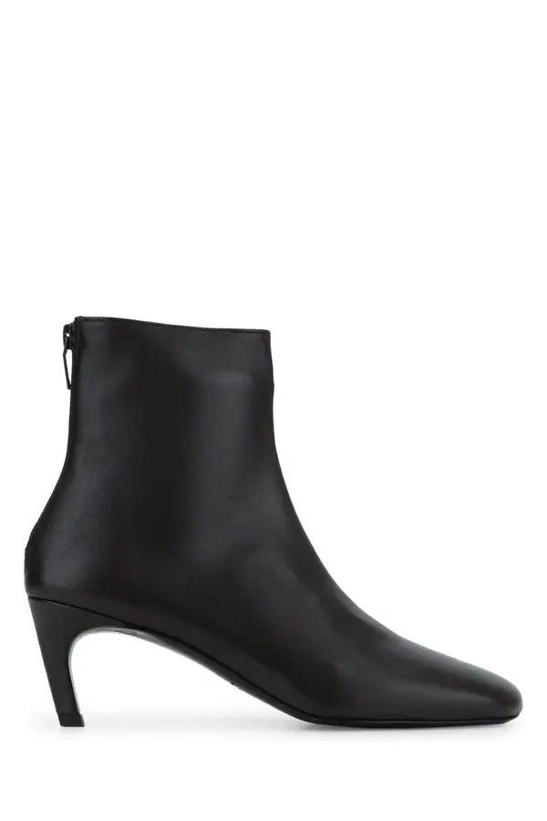 TOTEME Soft Nappa Ankle Boots - Multicolor