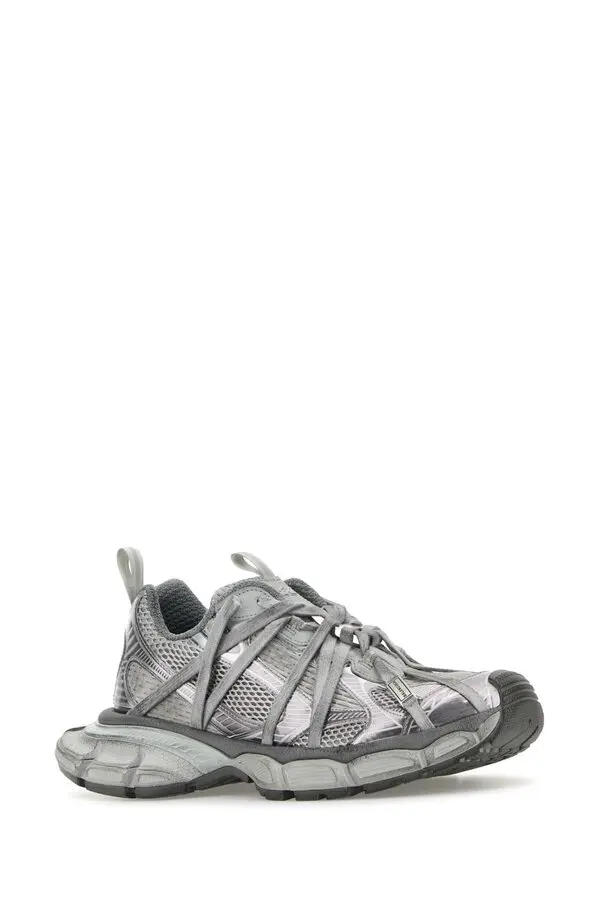 Balenciaga Grey Mesh And Rubber 3xl Extreme Sneakers - Gray