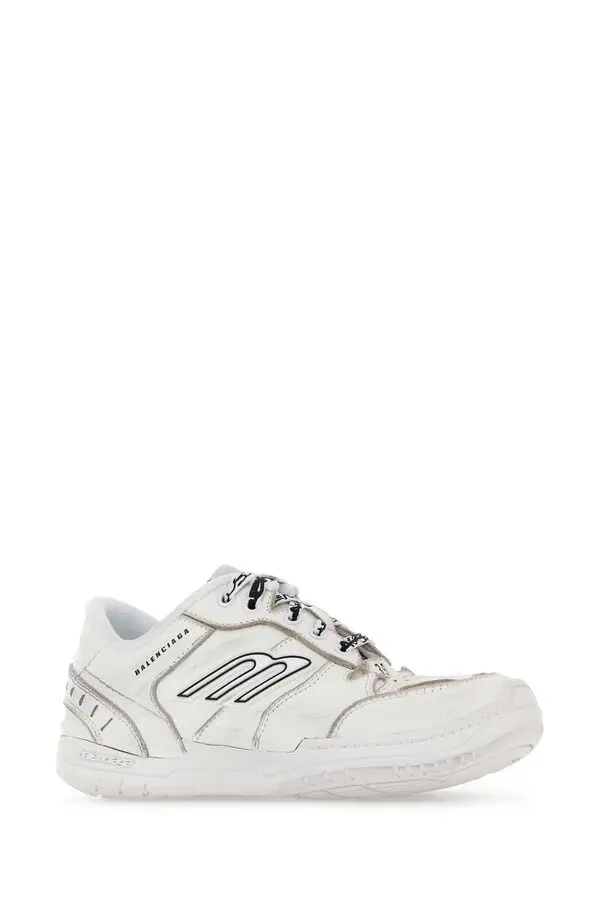Balenciaga Leather Hamptons Sneakers
