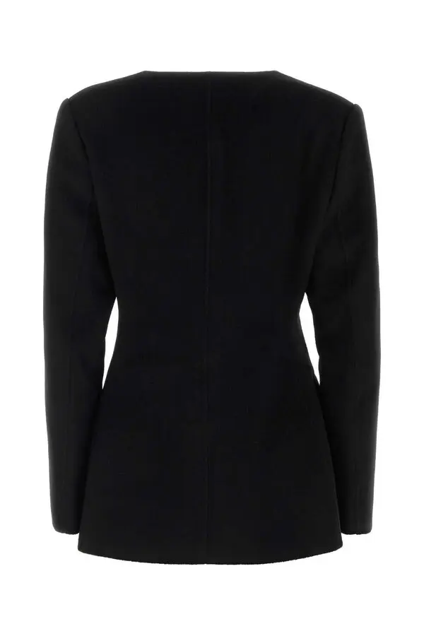 LISA YANG Wool Blend Blazer - Black