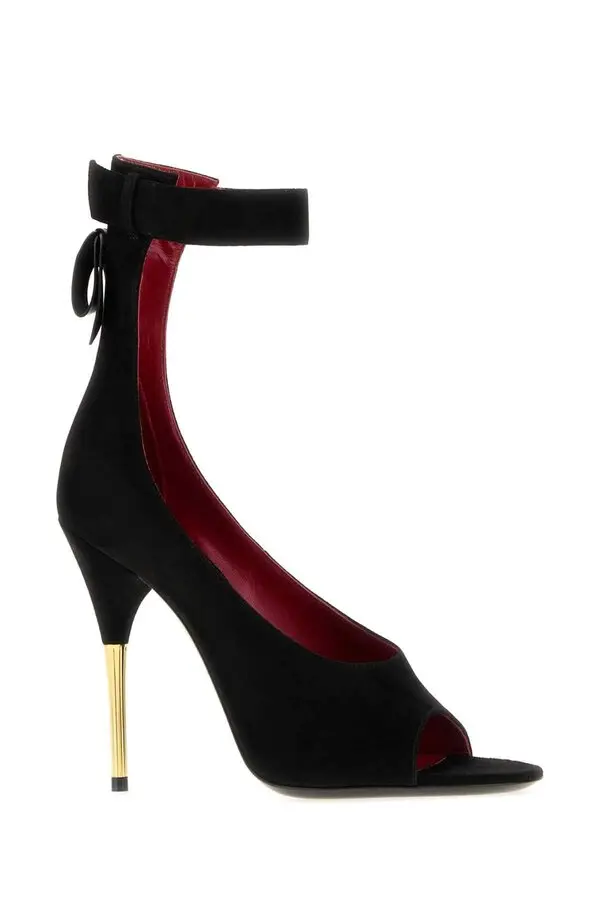 Valentino Garavani Suede Fatale Sandals
