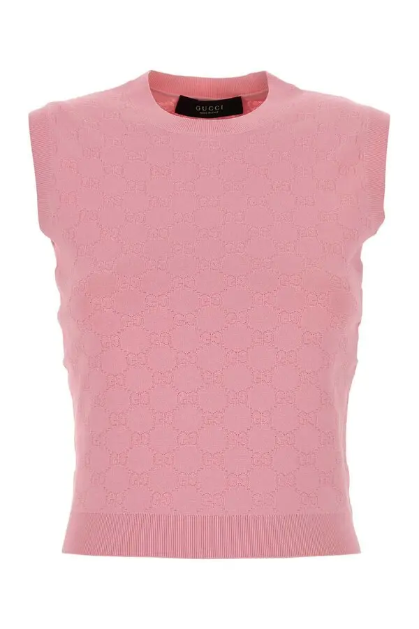 Gucci Gg Jacquard Vest