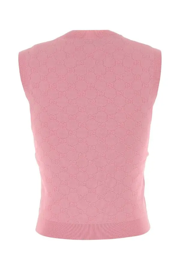 Gucci Gg Jacquard Vest
