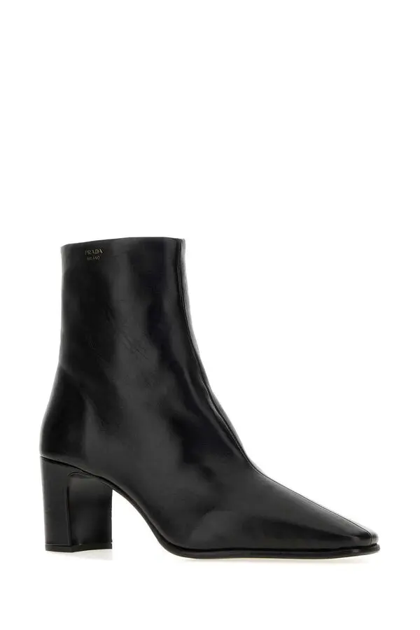 Prada Leather Ankle Boots