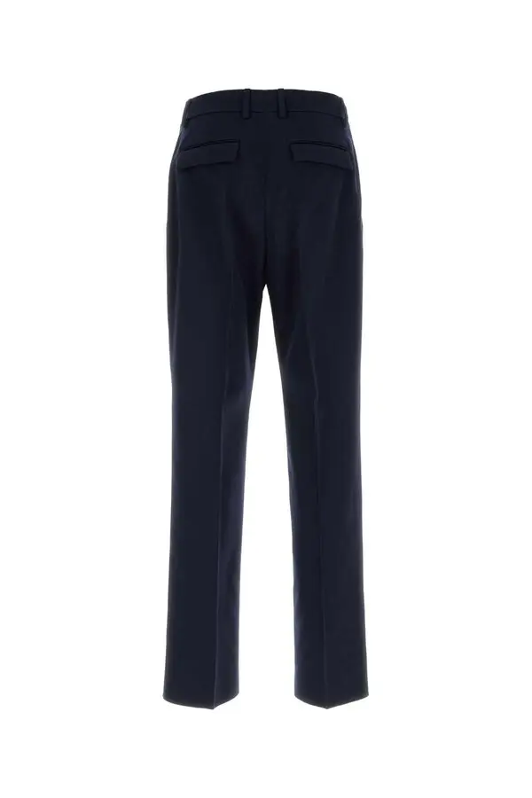FERRAGAMO Navy Wool Pant