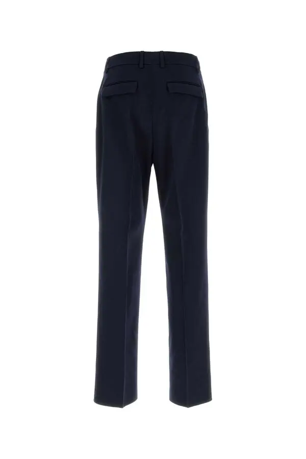 FERRAGAMO Navy Wool Pant