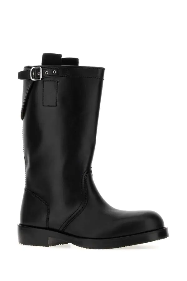 Dries Van Noten Leather Boots
