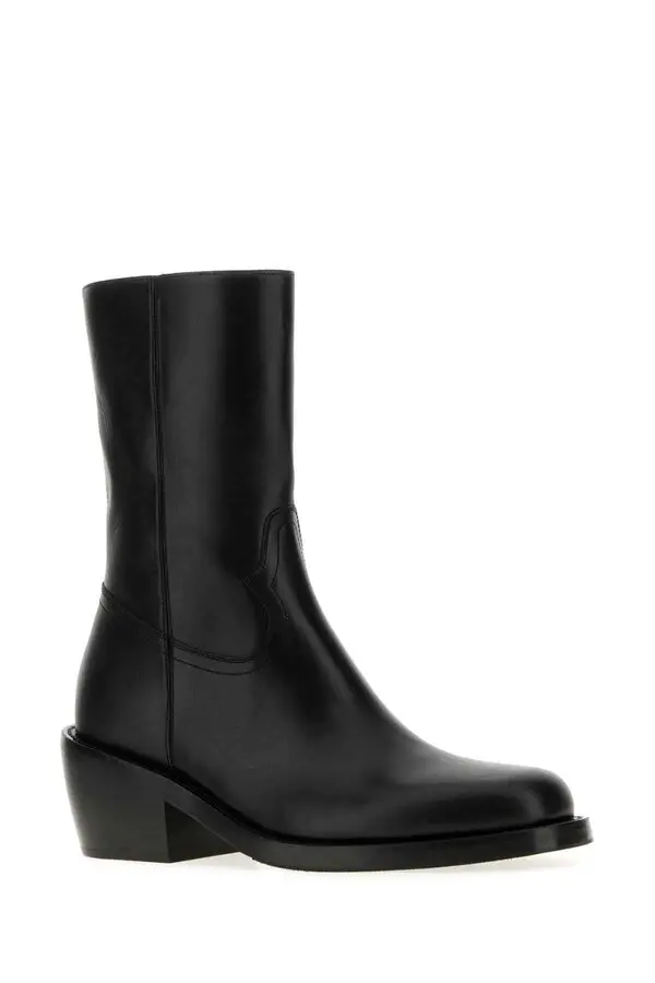 Dries Van Noten Leather Boots