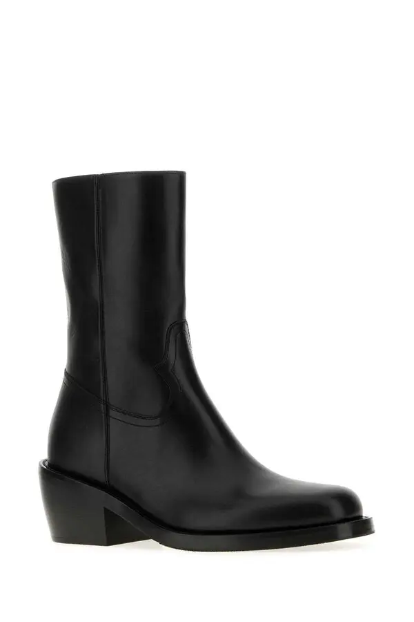 Dries Van Noten Leather Boots