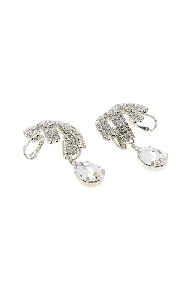 Magda Butrym Aw26 Earrings 05 Rhodium