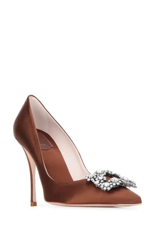 ROGER VIVIER Dec. Flower Strass B. Sin 100