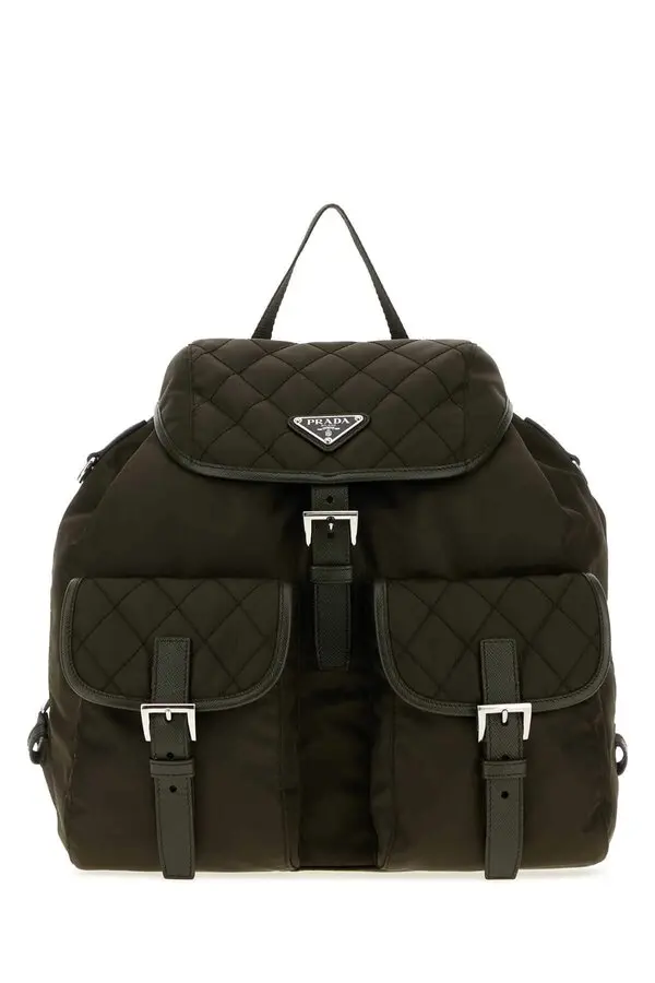 Prada Olive Geren Re-nylon Backpack