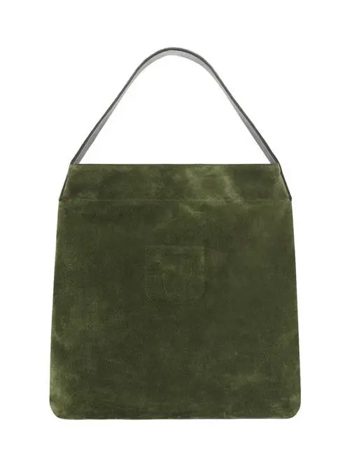 Gerard Darel Lady Gd Suede Tote Bag - Moss
