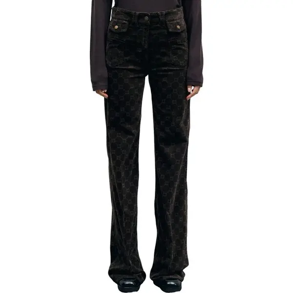 Gerard Darel High-rise Wide-leg Jeans