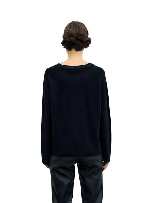 Gerard Darel Rei Embellished Cuff Knit Jumper
