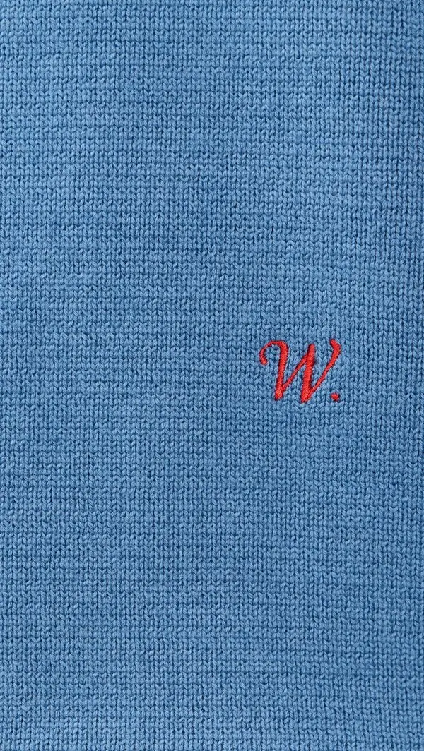 WILLY CHAVARRIA Chavarria Embroidered Sweater - Uniform Blue