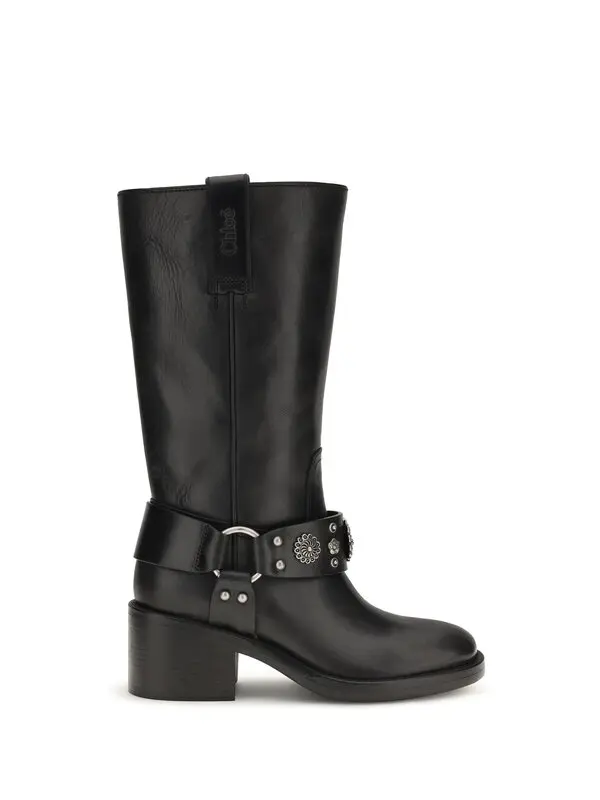 Chloé Dakota Buckle Knee-high Boots