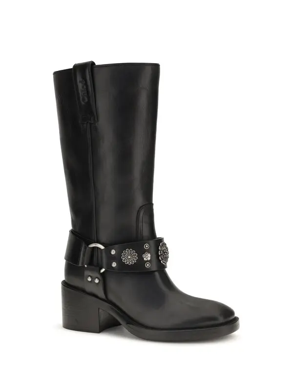 Chloé Dakota Buckle Knee-high Boots