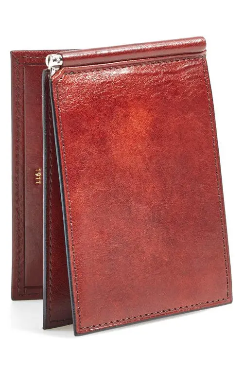 Bosca Old Leather Money Clip Wallet