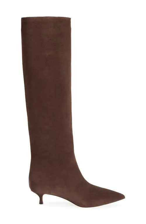 Le Monde Beryl Babouche Kitten Heel Knee High Boot