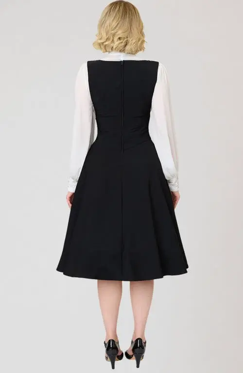 Unique Vintage Corset Pinafore Skirt