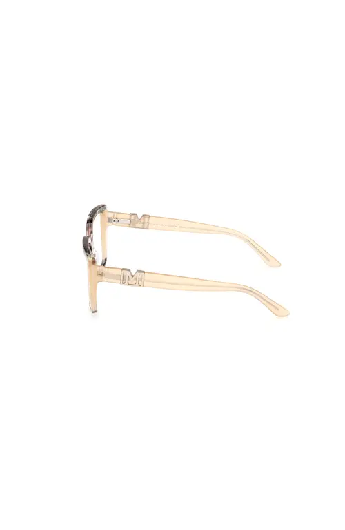MARCIANO Bold Square Acetate Eyeglasses - Beige