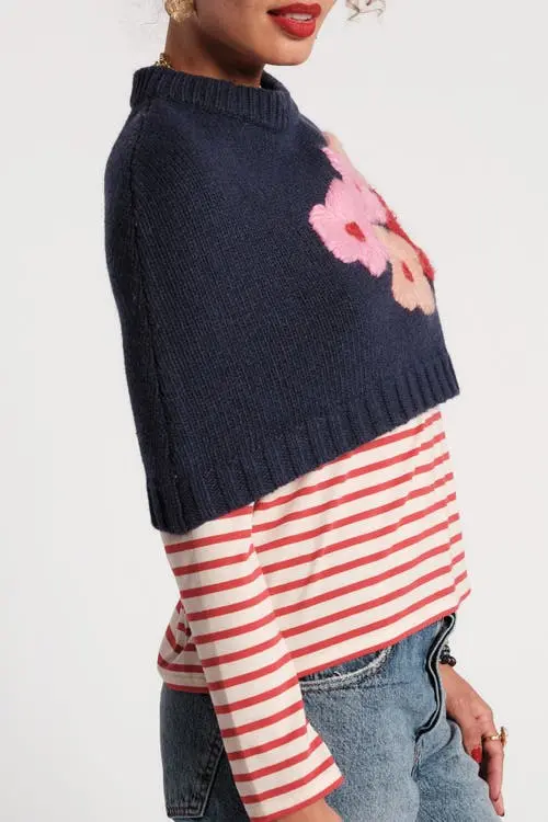 FRANCES VALENTINE Emma Shrug Poppy