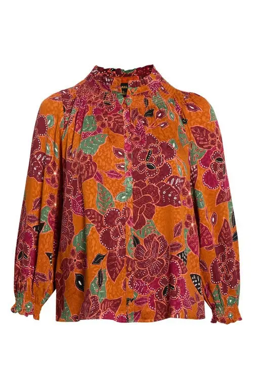 SUGARLIPS Marven Floral Button Down Top