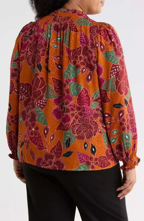 SUGARLIPS Marven Floral Button Down Top