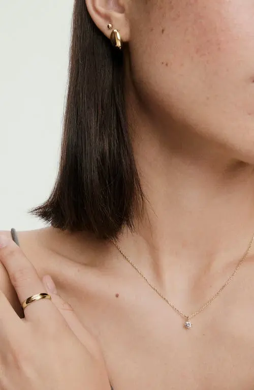 Mejuri Round Sapphire Necklace