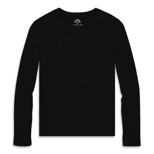 PRIMARY Fit Long Sleeve Rib Tee - Black