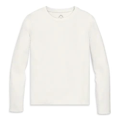 PRIMARY Fit Long Sleeve Rib Tee - Ivory