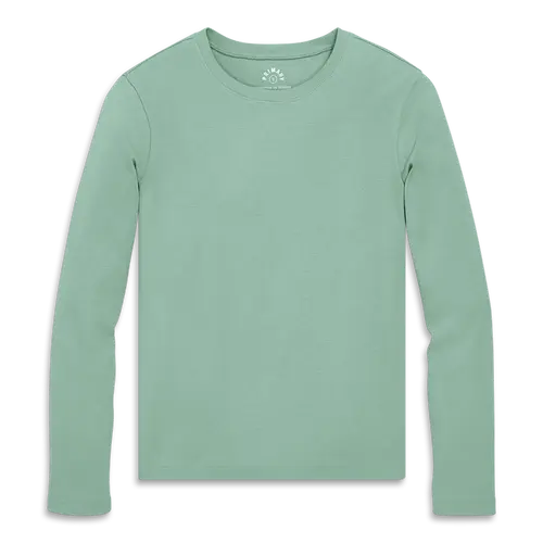 PRIMARY Fit Long Sleeve Rib Tee - Matcha