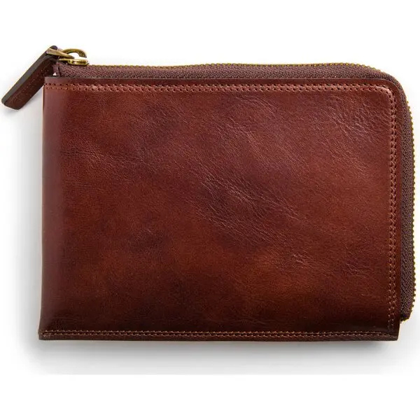 Bosca Leather Zip Wallet