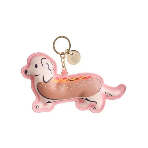 DAYDREAM SOCIETY. Hot Dog Dachshund Bag Charm