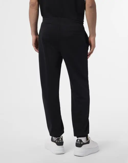 Philipp Plein Fleece Joggers Greatness - Black