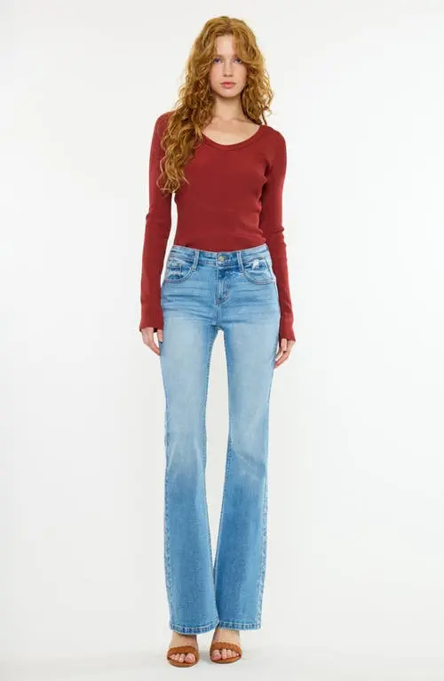 KANCAN Odalis Mid Rise Flare Jeans