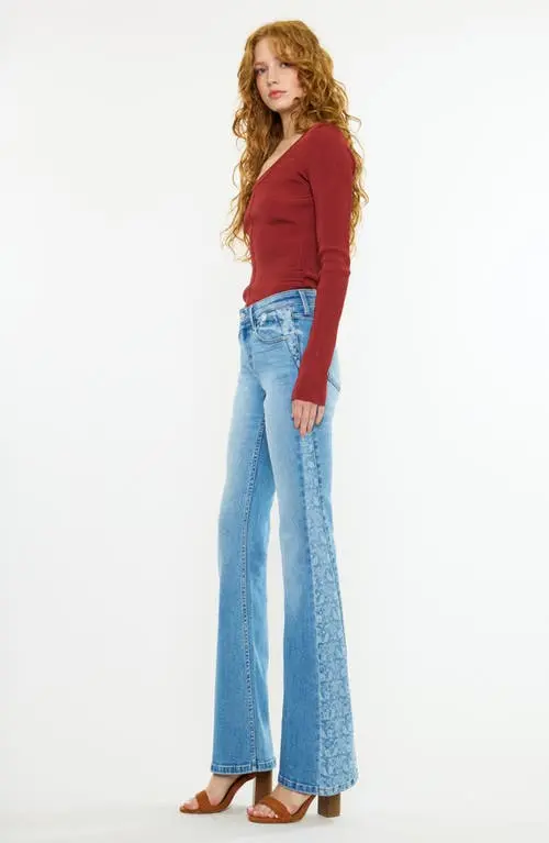 KANCAN Odalis Mid Rise Flare Jeans