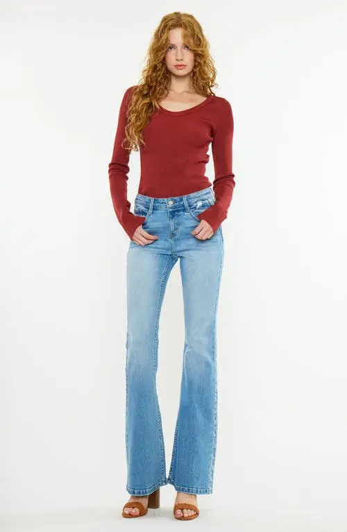 KANCAN Odalis Mid Rise Flare Jeans