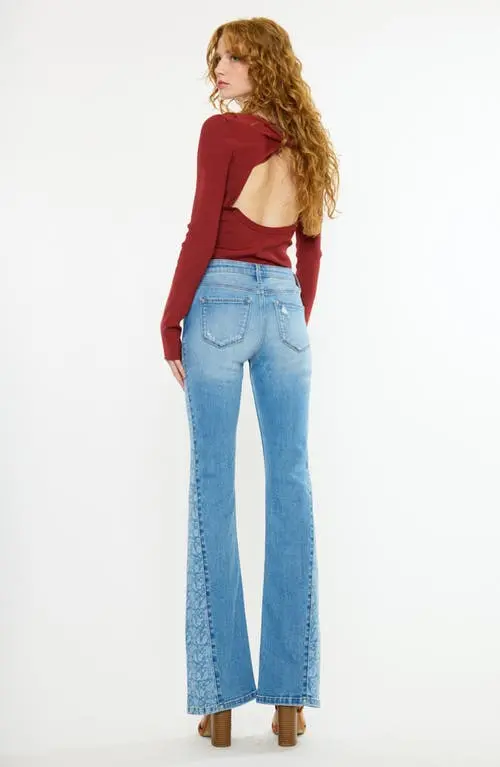 KANCAN Odalis Mid Rise Flare Jeans